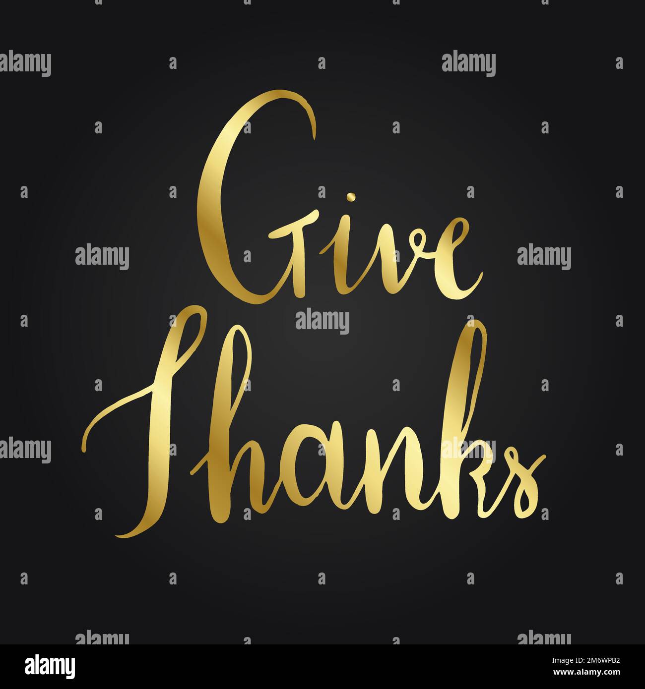 Give thanks typography style vector Stock Vector Image & Art - Alamy