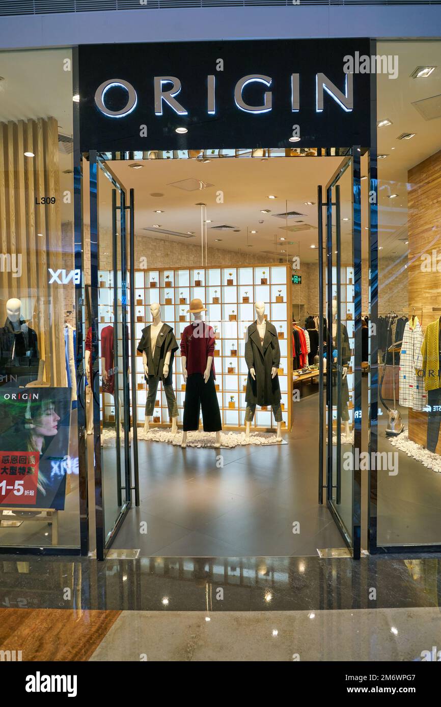 SHENZHEN, CHINA - CIRCA NOVEMBER, 2019: entrance to Origin store in Shenzhen Stock Photo - Alamy