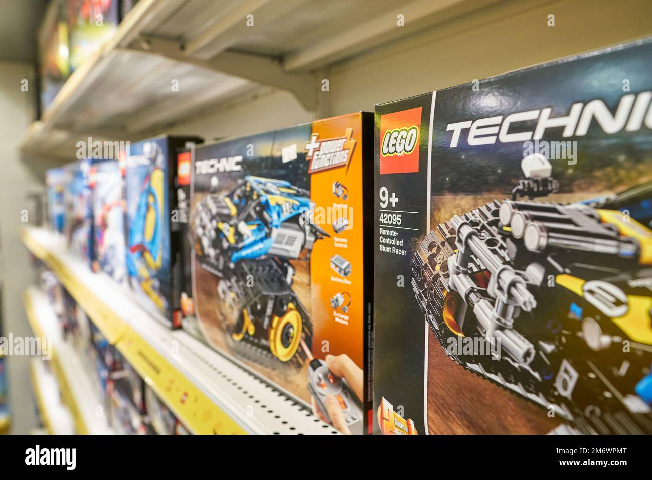 SHENZHEN, CHINA - CIRCA NOVEMBER, 2019: Lego products on display at ...