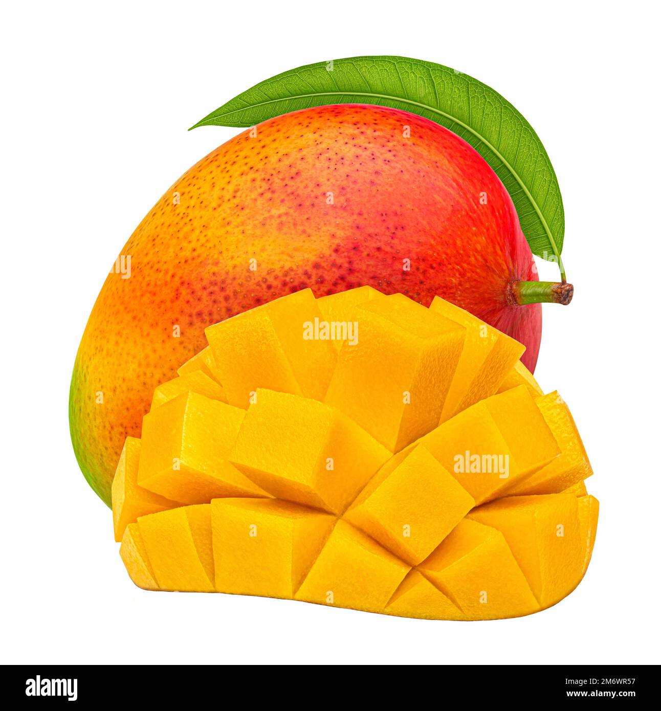 Isolated mango fruit design Cut Out Stock Images & Pictures - Alamy