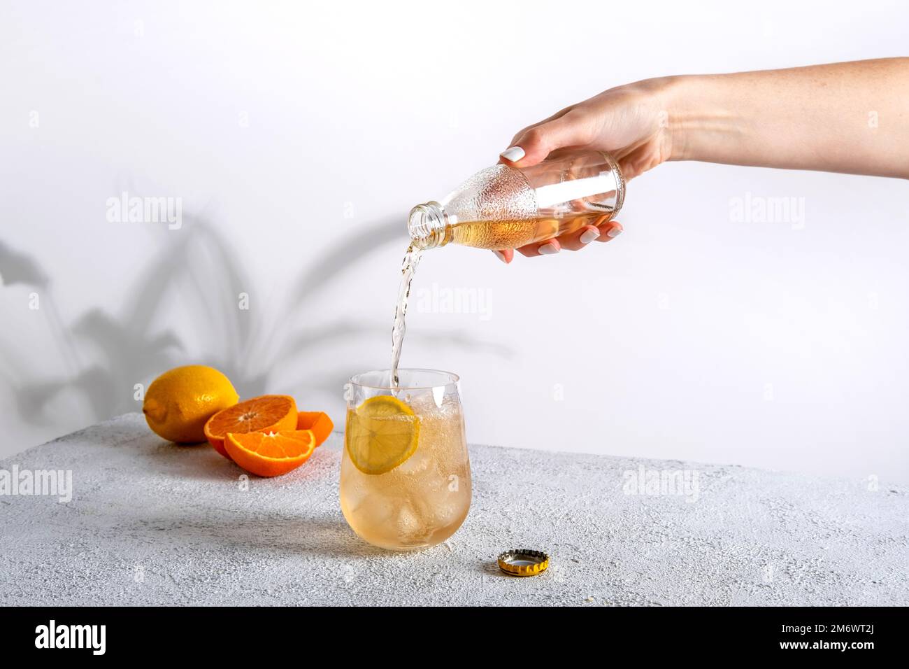 Vibrant and sparkling alcoholic punch is perfect for summer gatherings ...
