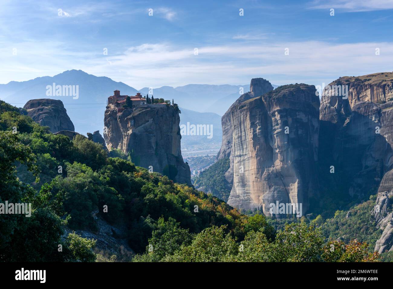 Meteora monastery in northern hi-res stock photography and images - Alamy