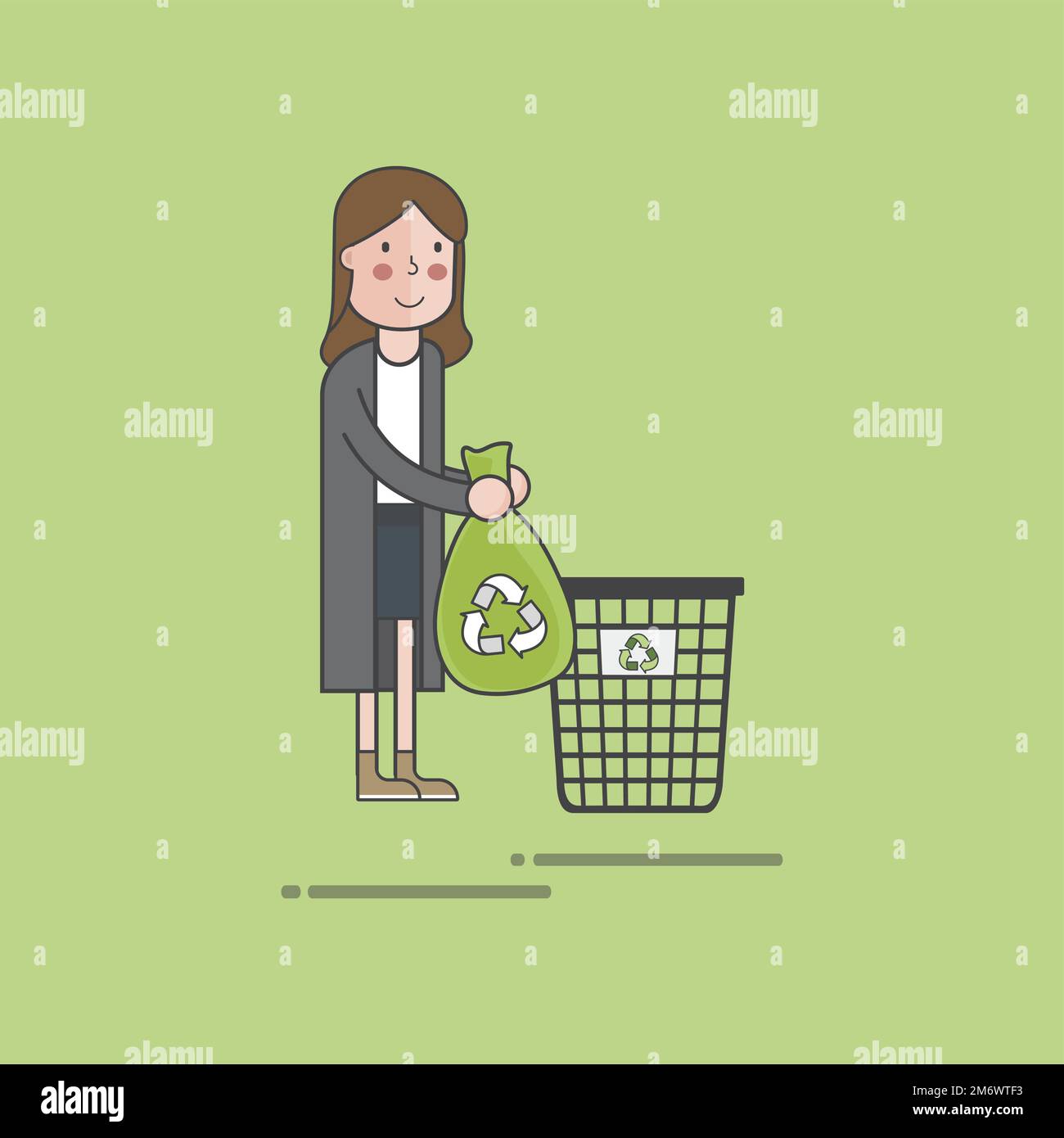 Illustration set of environmental vector Stock Vector Image & Art - Alamy