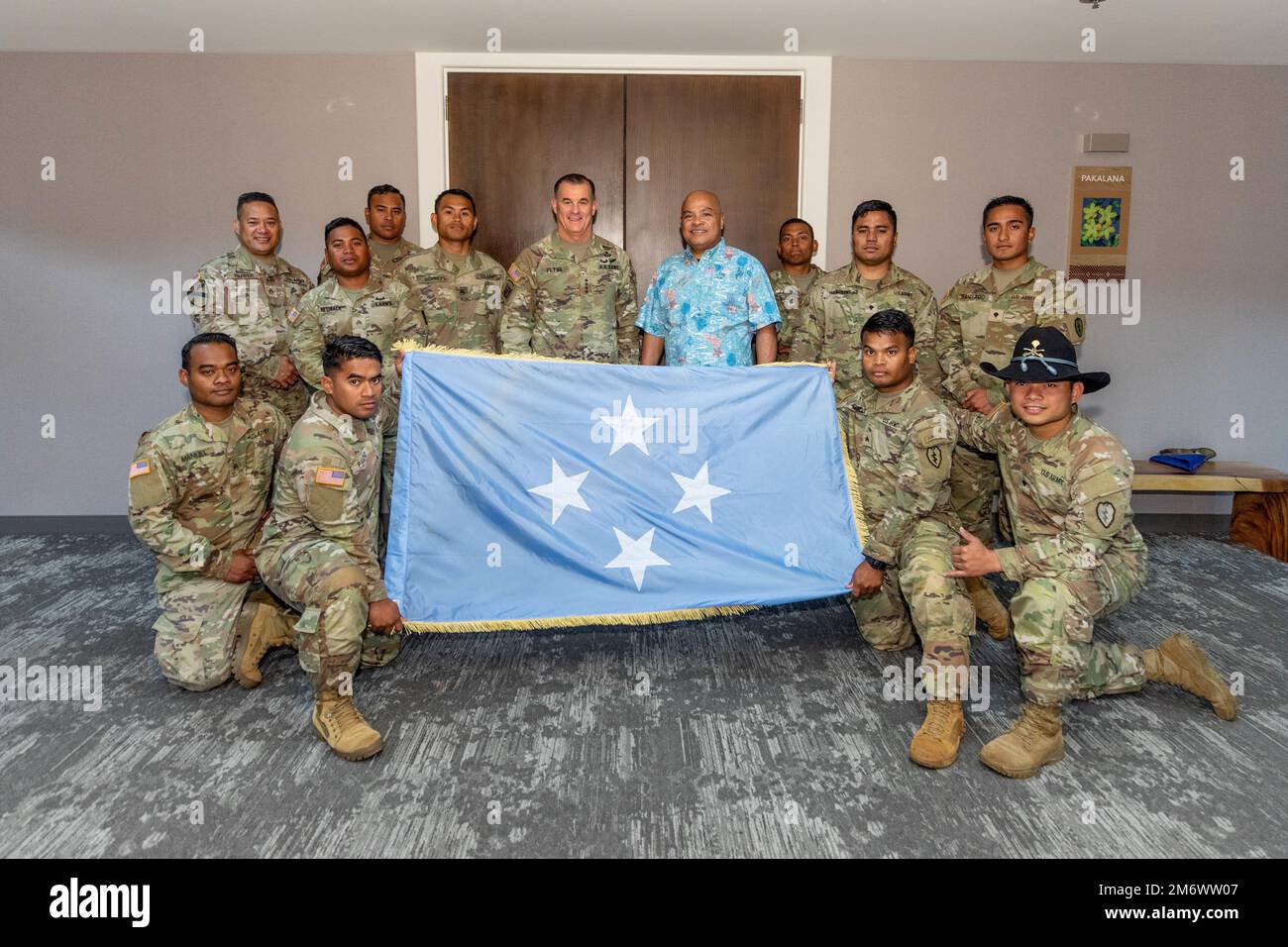 The President of the Federated States of Micronesia, David W. Panuelo ...