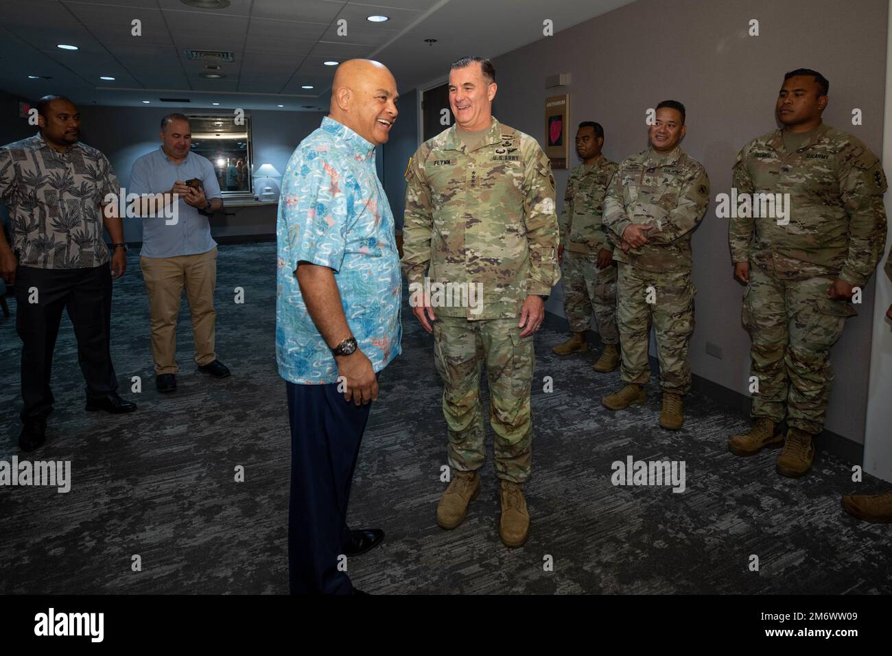 The President of the Federated States of Micronesia, David W. Panuelo ...