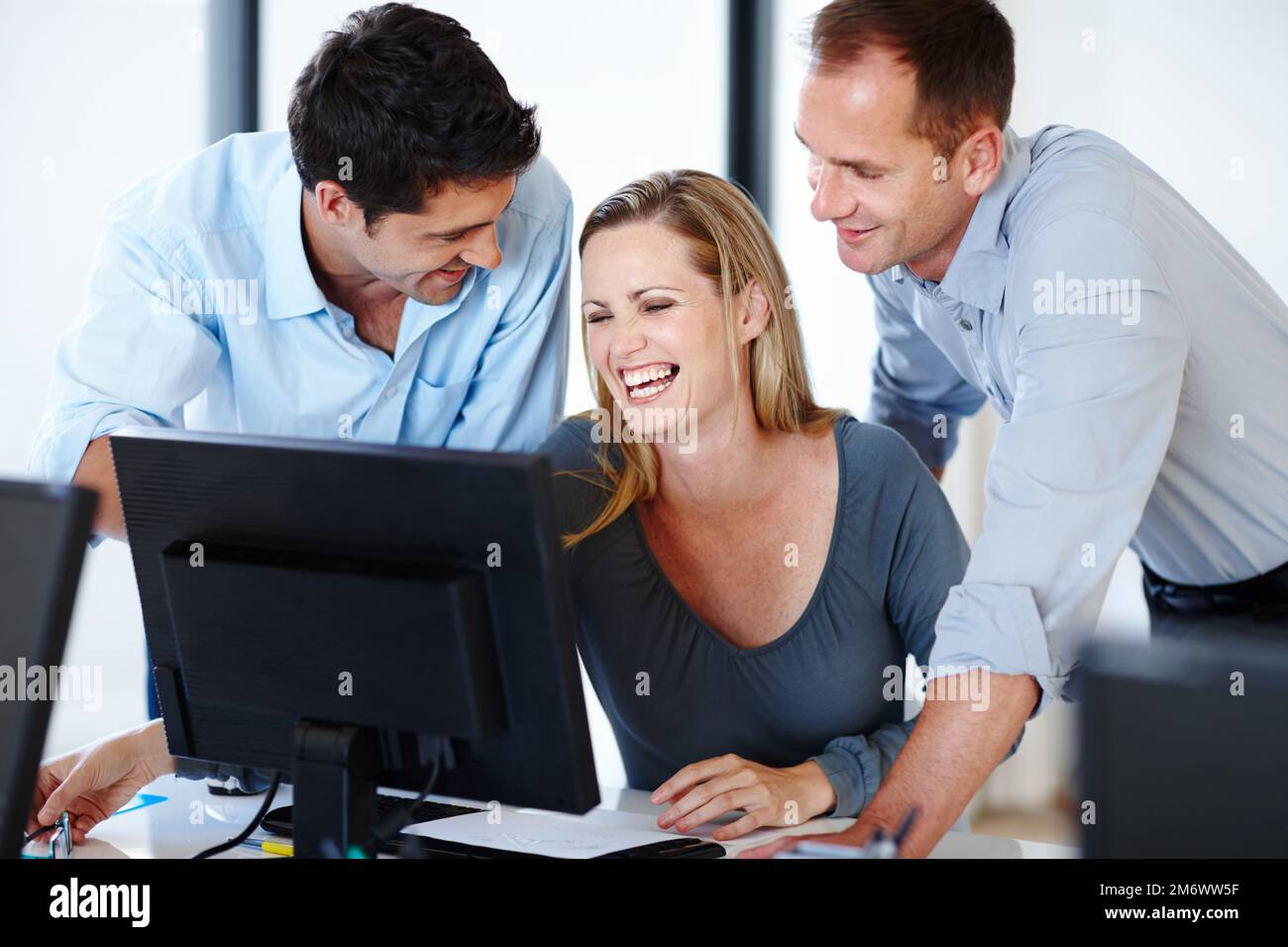 These memes really know how we feel. A shot of co-workers happily ...