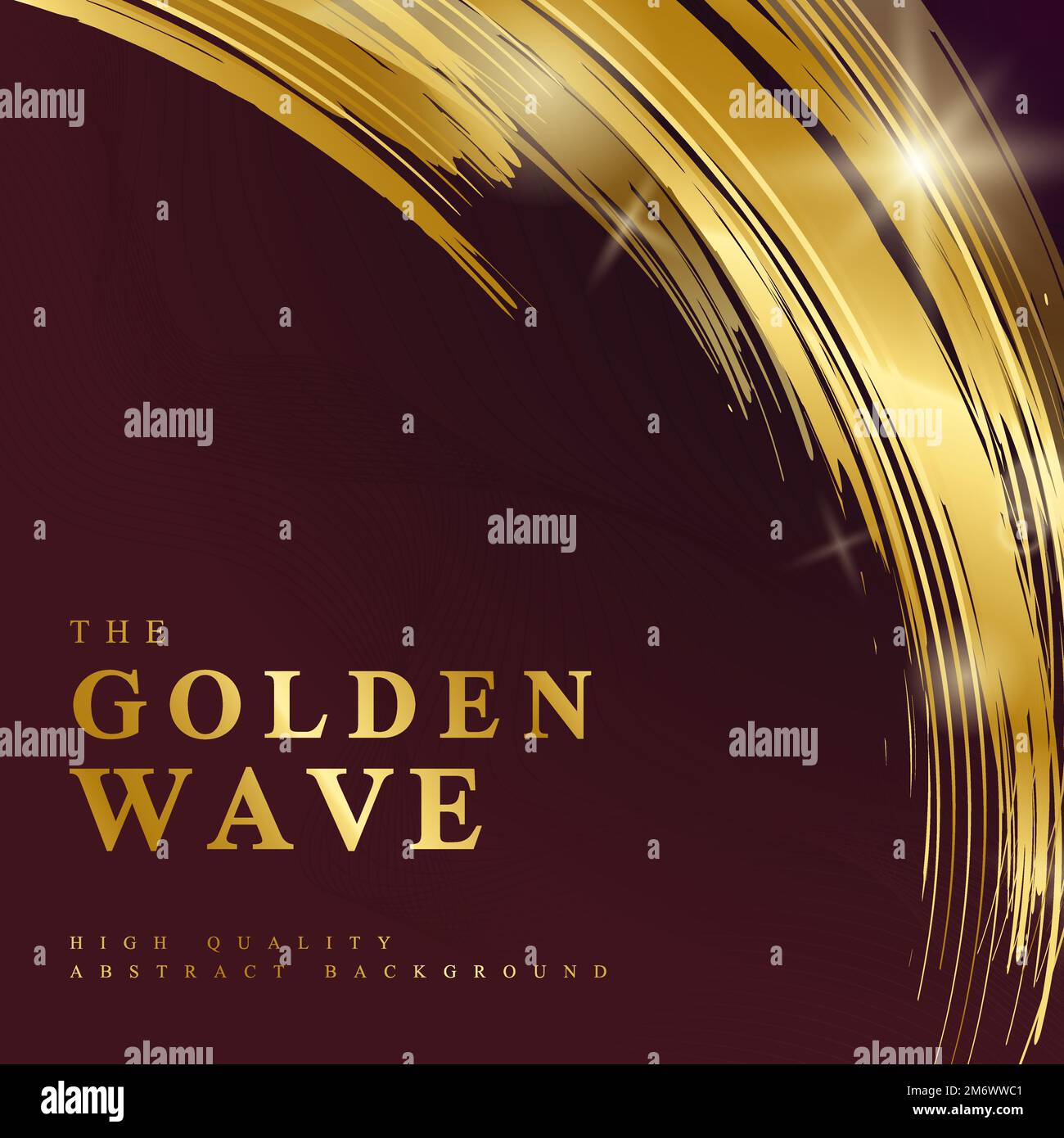 Golden wave abstract background vector Stock Vector Image & Art - Alamy