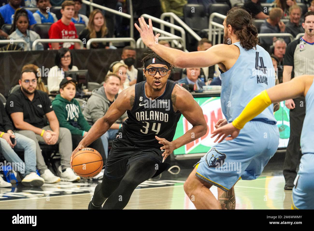 Orlando, Florida, USA, January 5, 2023, Orlando Magic center Wendel ...