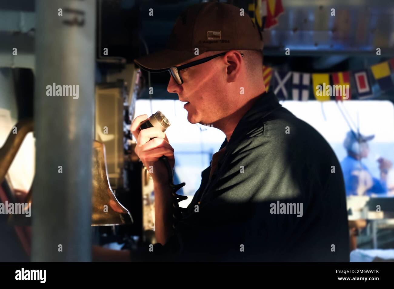 PHILIPPINE SEA (May 7, 2022) Command Chaplain Lt. Jeremy Carr, from ...