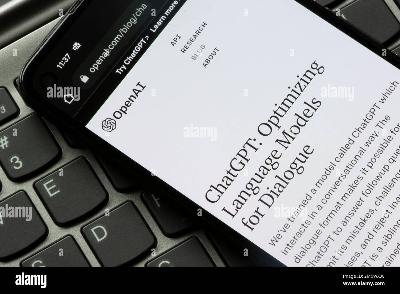 Openai chatgpt logo technology artificial intelligence hi-res stock photography and images - Alamy