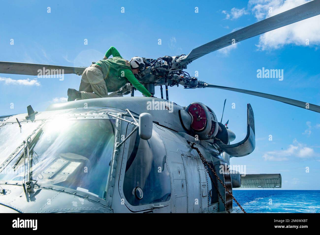 PHILIPPINE SEA (May 7, 2022) Lt. Samuel Weaver, from Damascus, Md ...