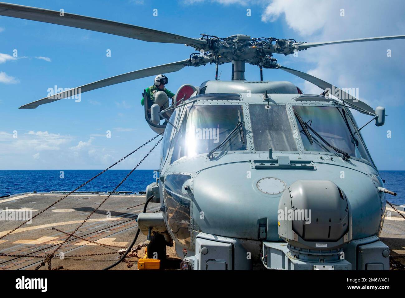 PHILIPPINE SEA (May 7, 2022) Lt. Samuel Weaver, from Damascus, Md ...