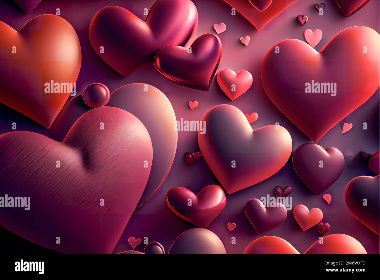 Burgundy heart pattern hi-res stock photography and images - Alamy