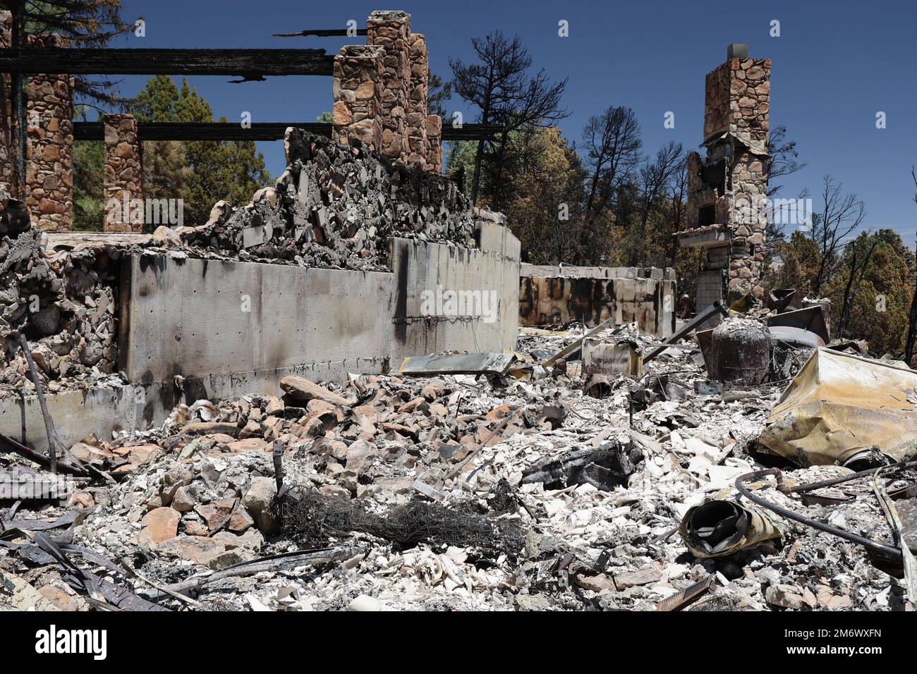Ruidoso, NM – Photos and B-Roll imagery of fire damage in Ruidoso, New ...