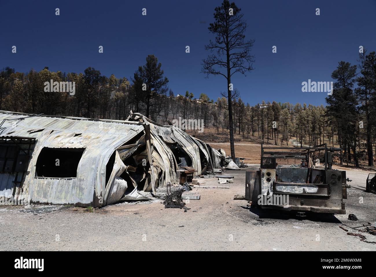 Ruidoso, NM – Photos and B-Roll imagery of fire damage in Ruidoso, New ...