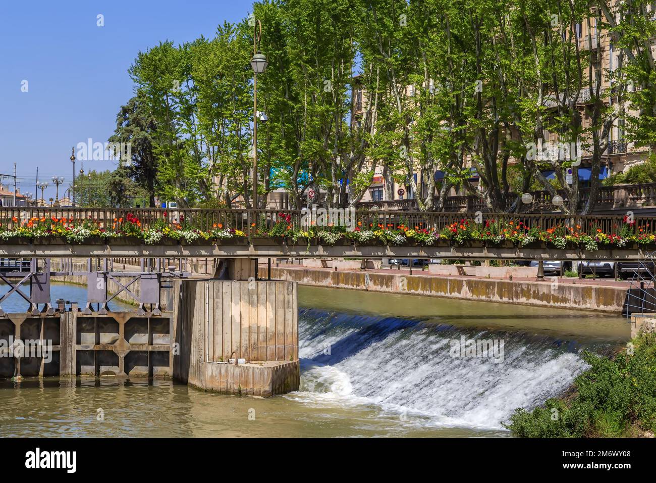 Canal de la Robine, Narbonne, Francev Stock Photo - Alamy