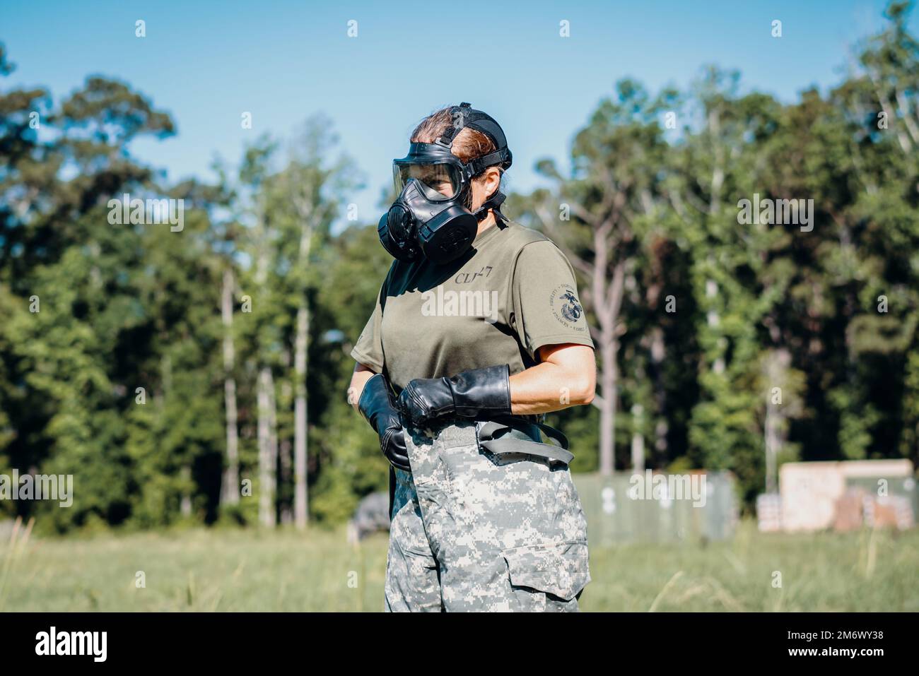 U.S. Marine Corps Col. Lauren S. Edwards, commanding officer of Combat ...