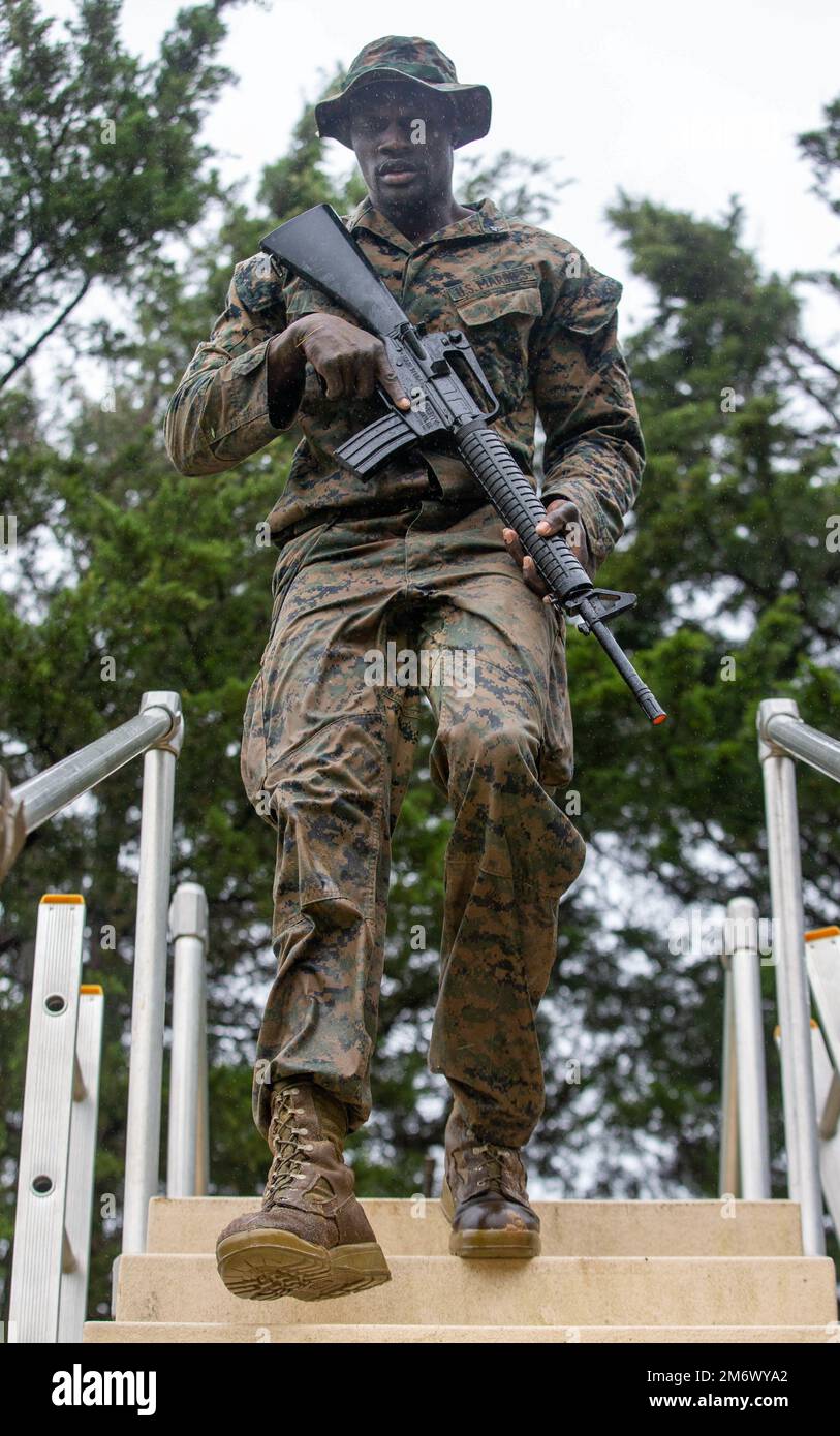 U.S. Marine Corps Cpl. Nelson Modi, infantry rifleman, 23rd Marine ...