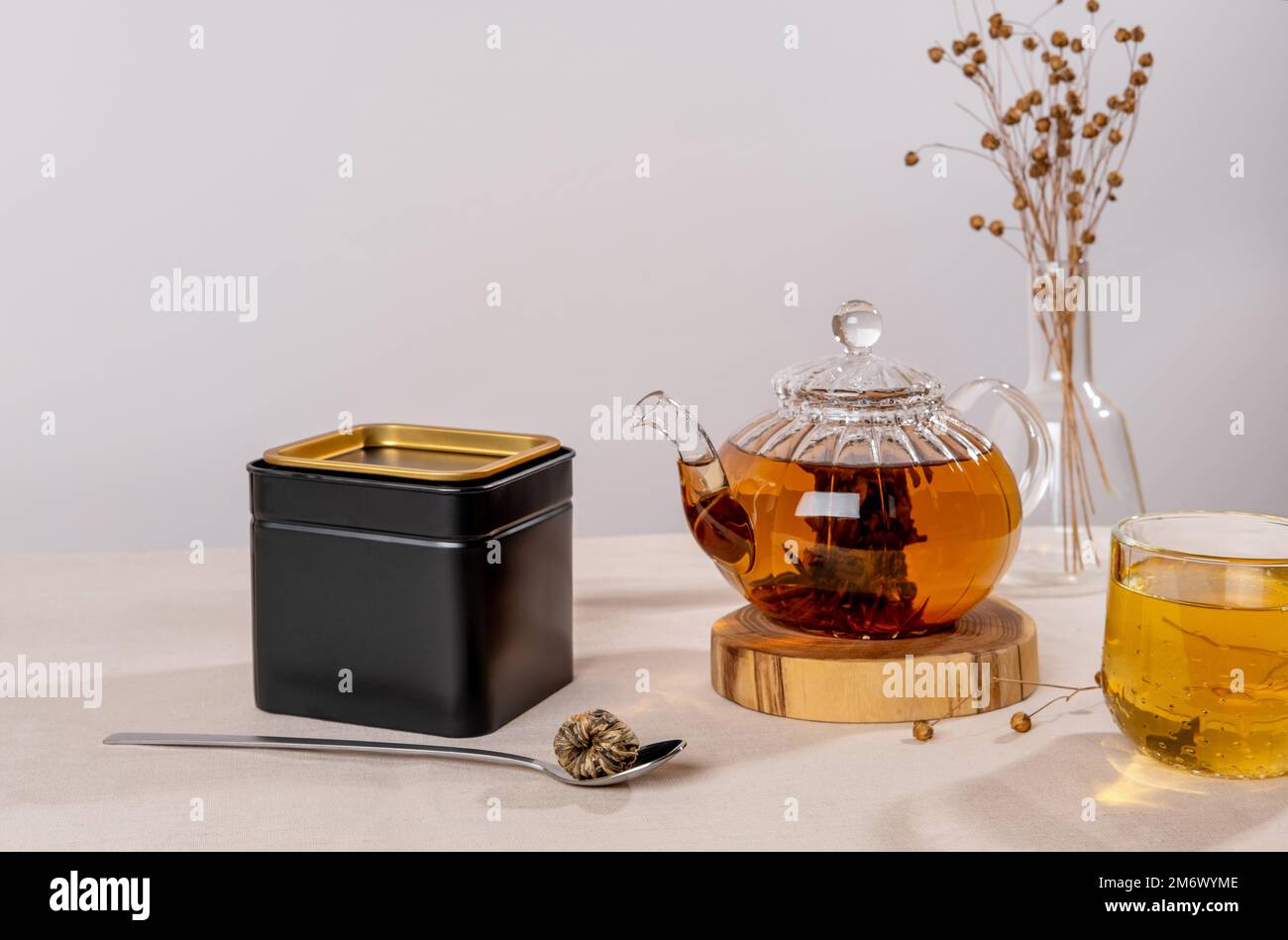 D tea logo hi-res stock photography and images - Alamy
