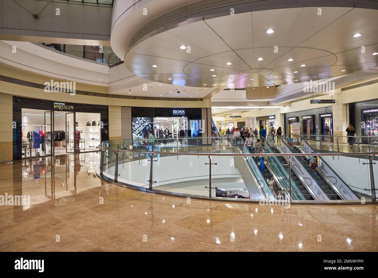 SHENZHEN, CHINA - CIRCA NOVEMBER, 2019: interior shot of MixC shopping ...