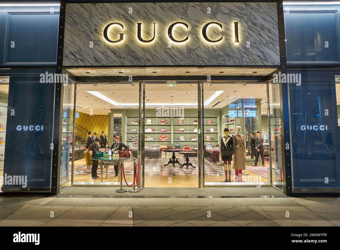 SHENZHEN, CHINA - CIRCA NOVEMBER, 2019: storefront of Gucci shop in Shenzhen Stock Photo - Alamy