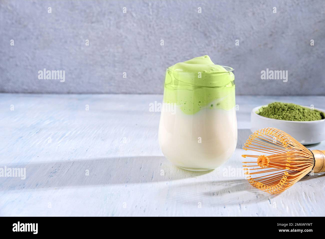 Making japanese matcha latte tea hi-res stock photography and images ...