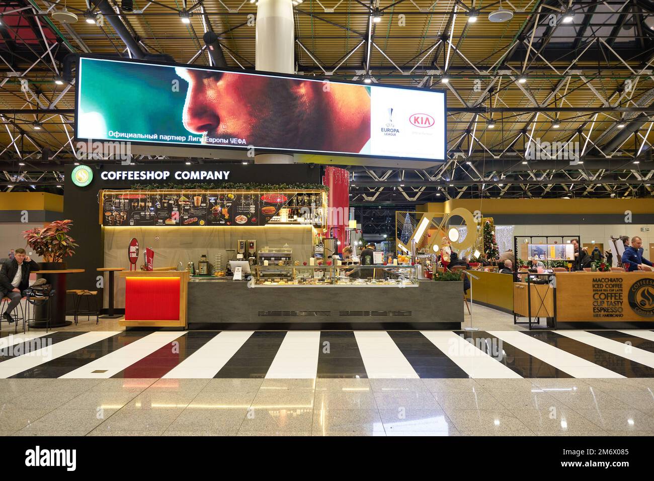 MOSCOW, RUSSIA - CIRCA DECEMBER, 2019: Coffeeshop Company as seen in ...