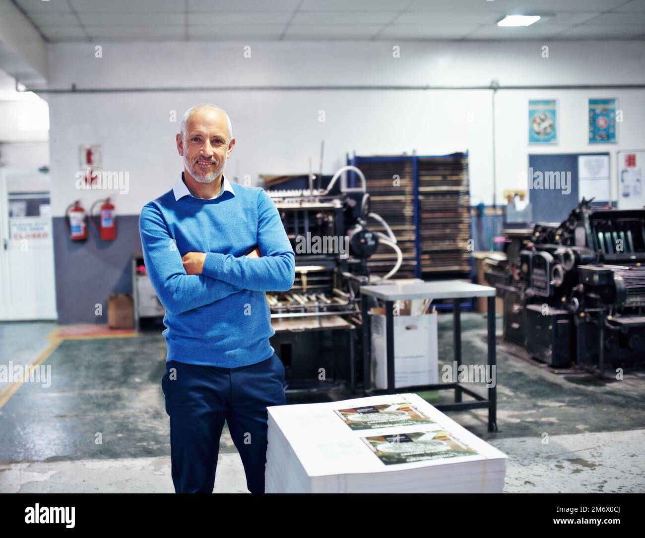 My business is my source of confidence. Portrait of a man standing ...
