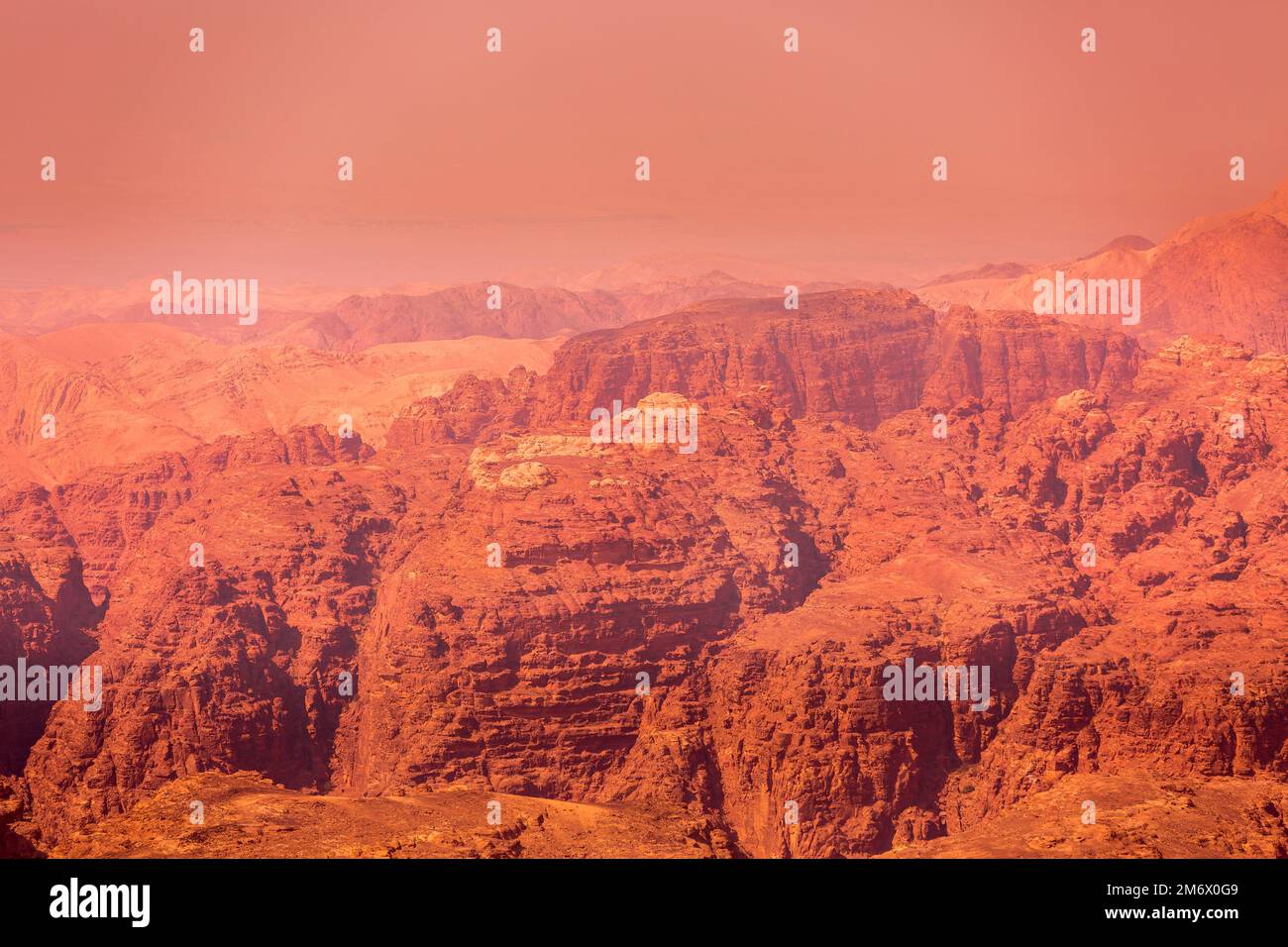 Sandstone rocks in little petra Jordan Stock Photo - Alamy