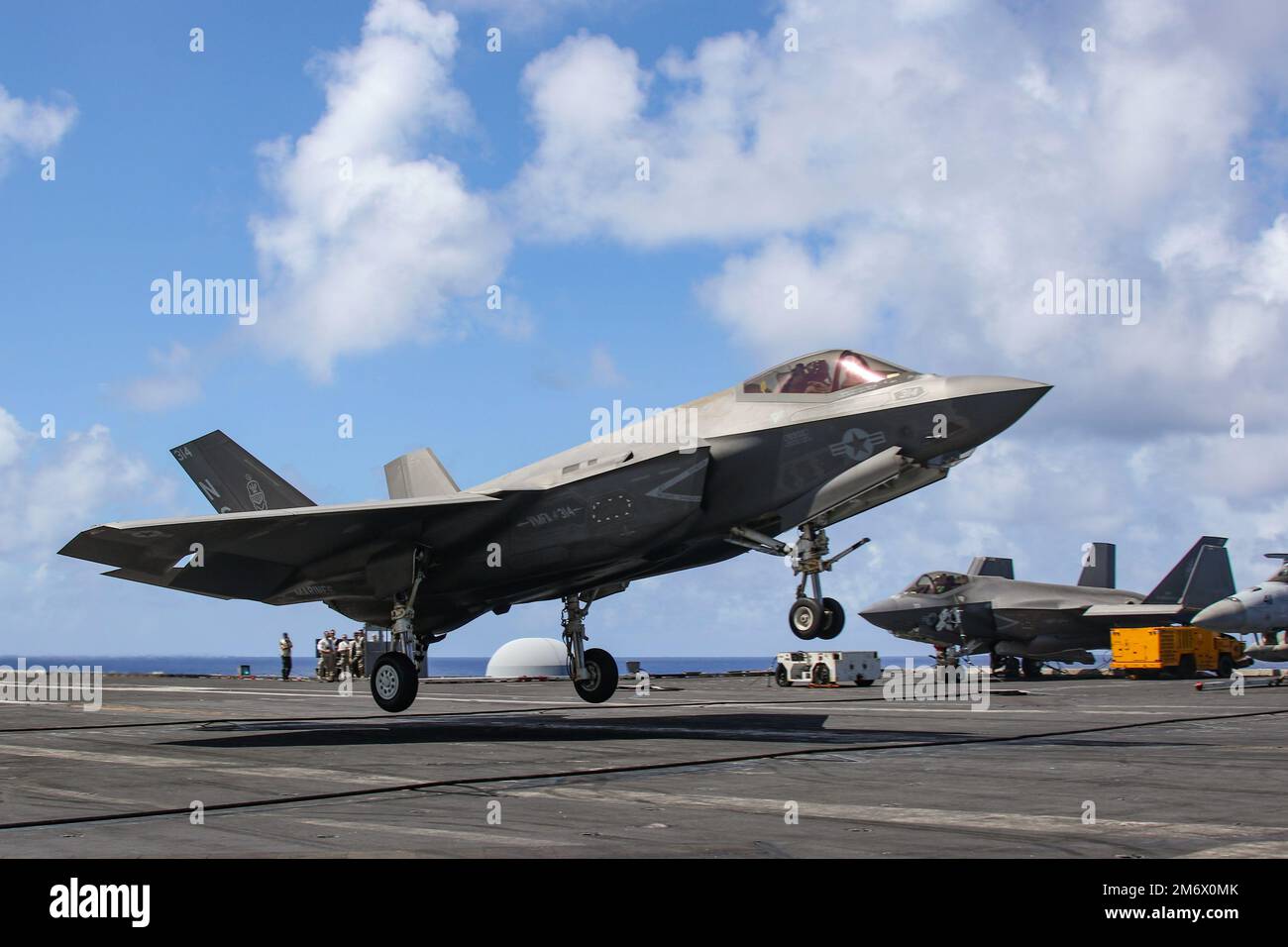 PHILIPPINE SEA (May 7, 2022) An F-35C Lightning II, assigned to the ...