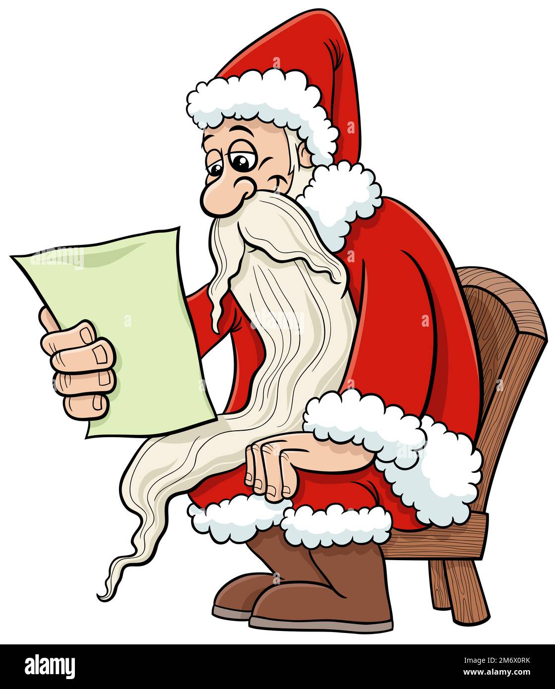 Reading a letter Cut Out Stock Images & Pictures - Alamy