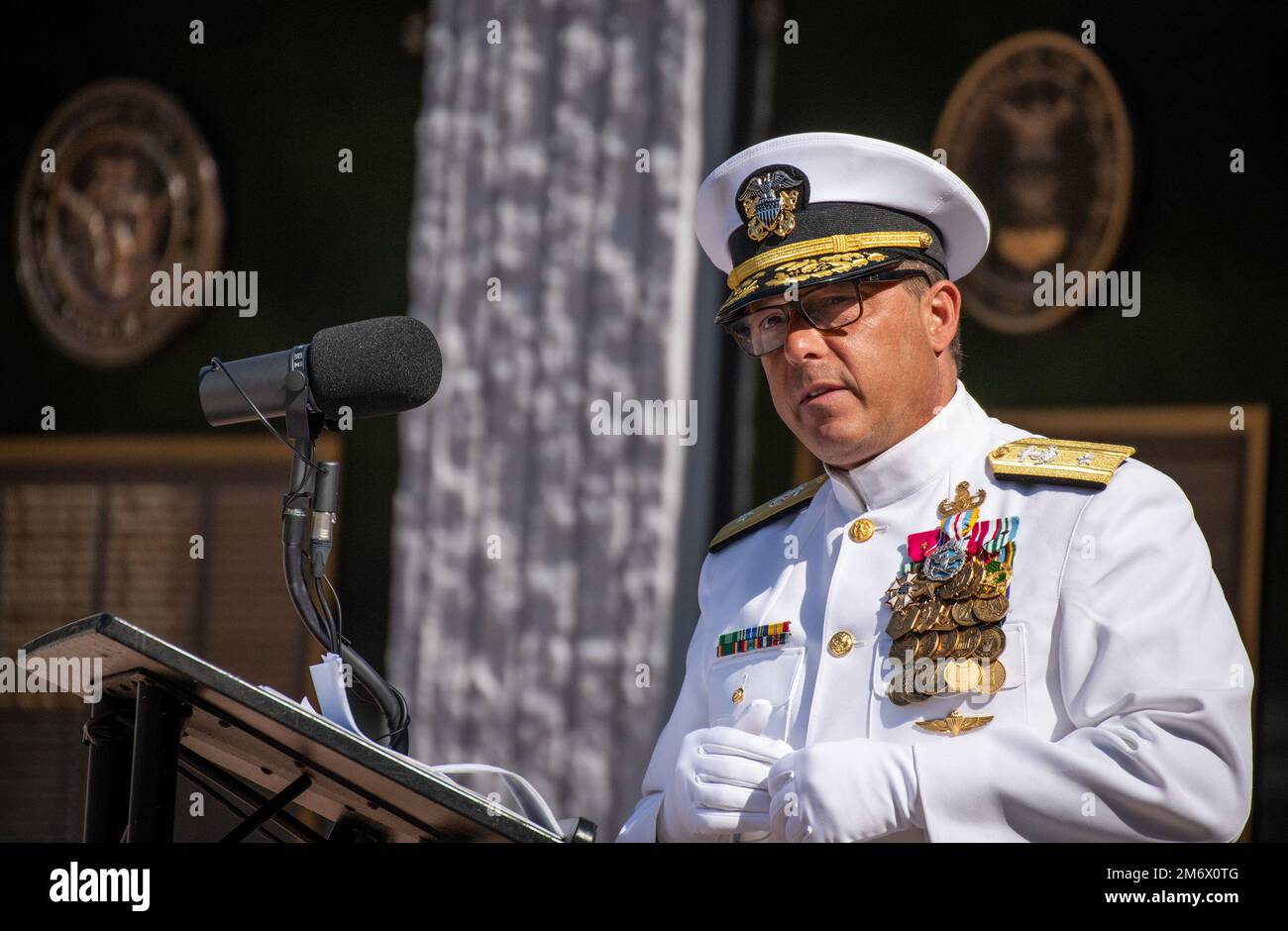 Rear Adm. Joseph Diguardo, Navy Expeditionary Combat Command commander ...