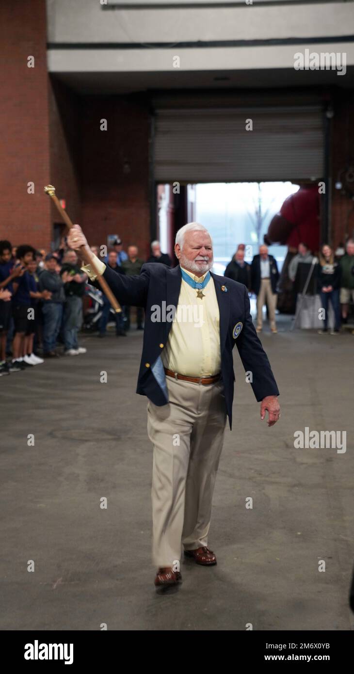 Medal of Honor recipient retired U.S. Navy Lt. Michael E. Thornton ...