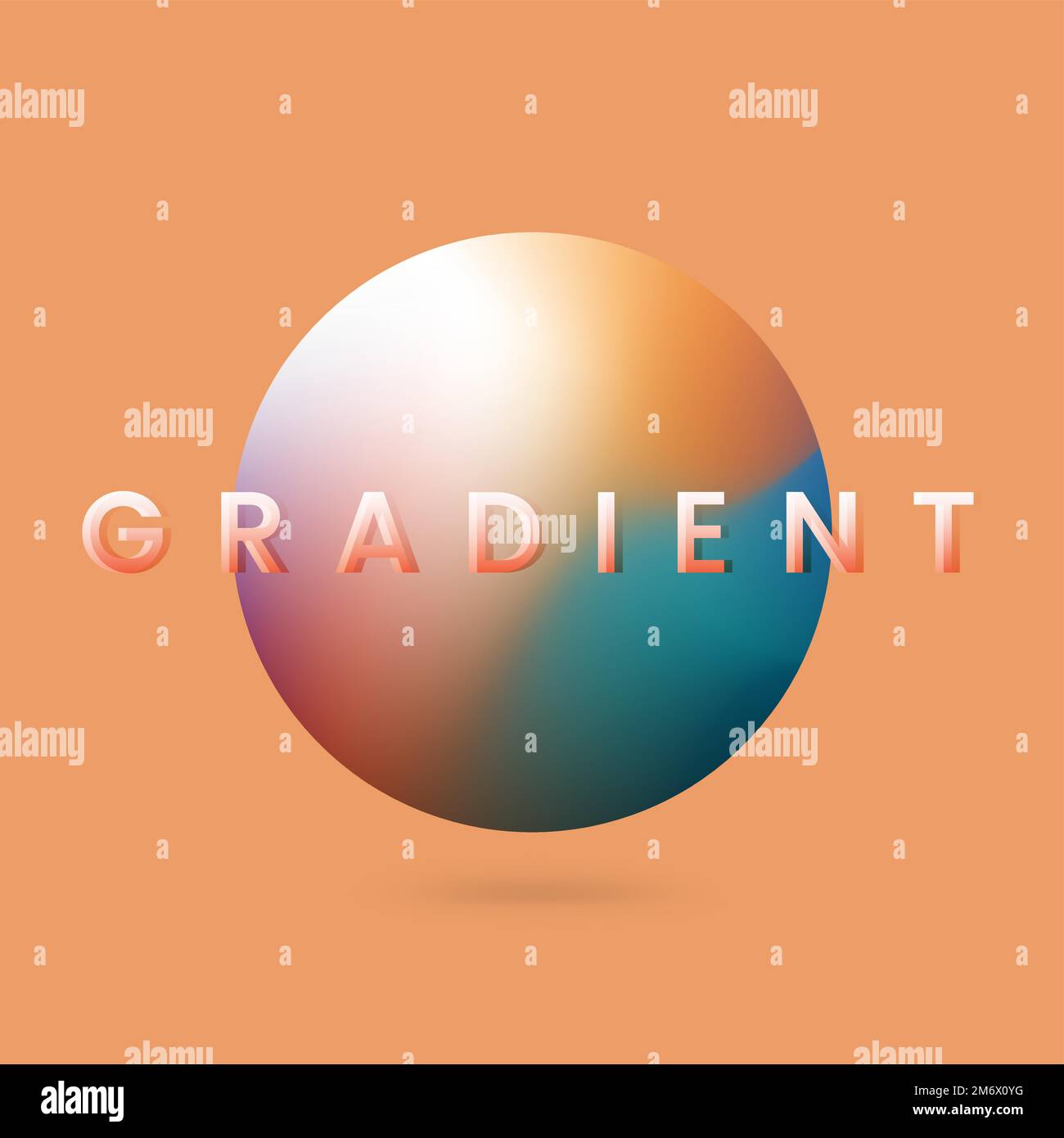 Colorful gradient trend element vector Stock Vector Image & Art - Alamy