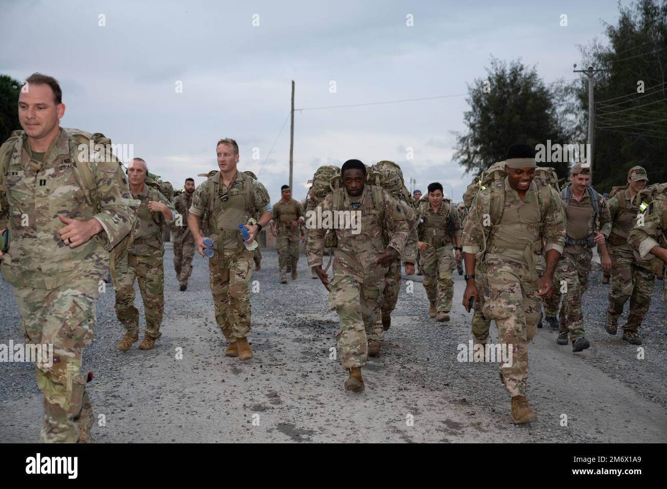 U.S. Air Force Airmen with the 475th Expeditionary Air Base Squadron ...