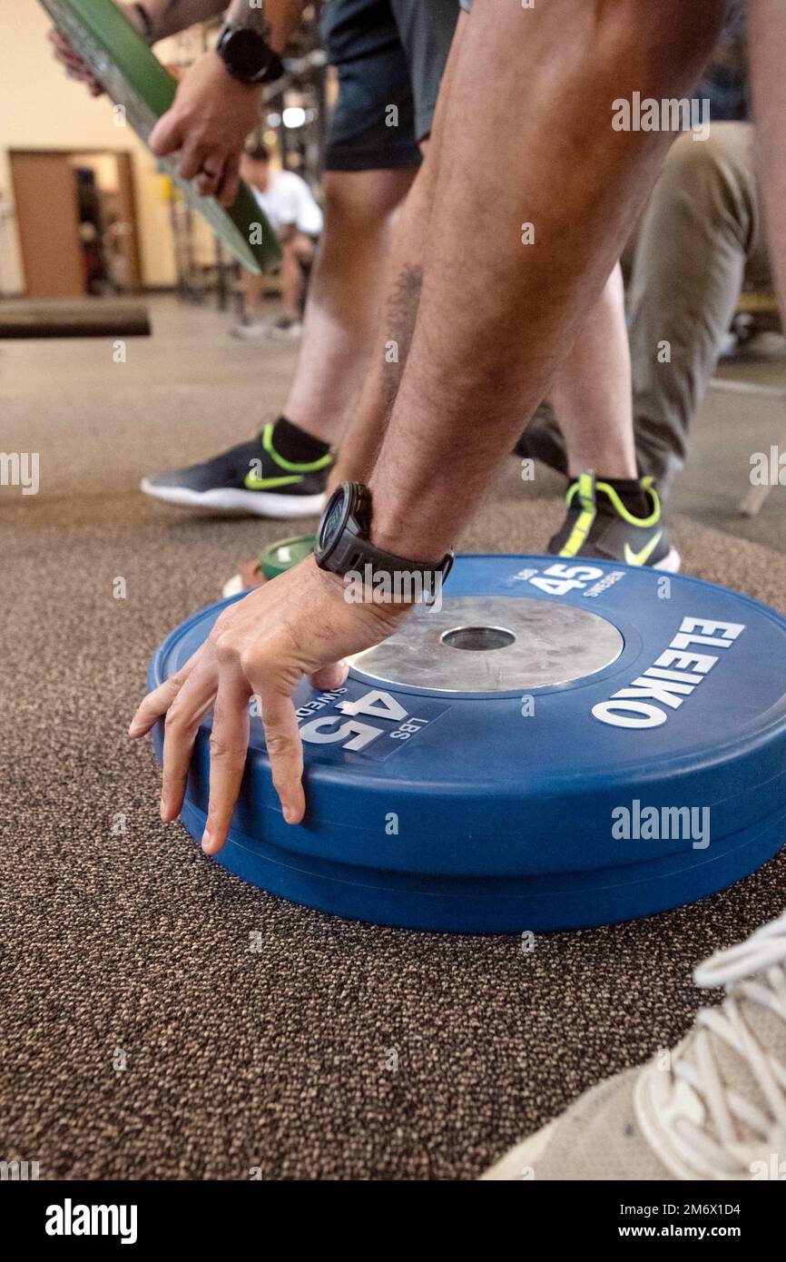 Volunteers at the U.S. Army Physical Fitness School on Fort Jackson ...