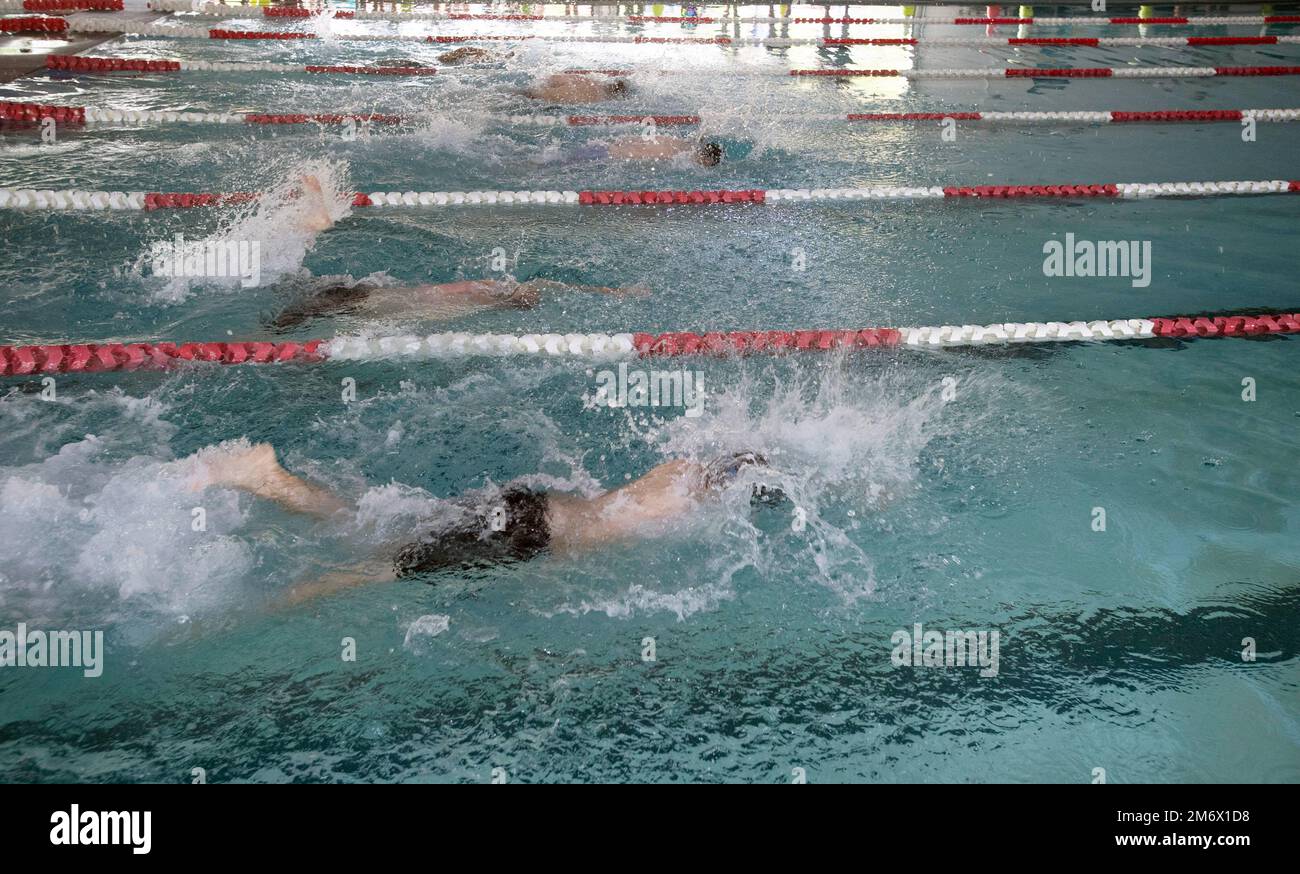 Special Olympians swim at Knight Pool during the South Carolina Special ...