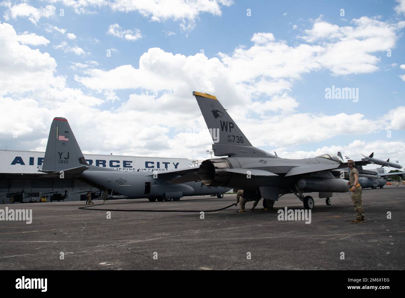 Airmen from the 374th Airlift Wing Yokota Air Base, Japan, practice ...