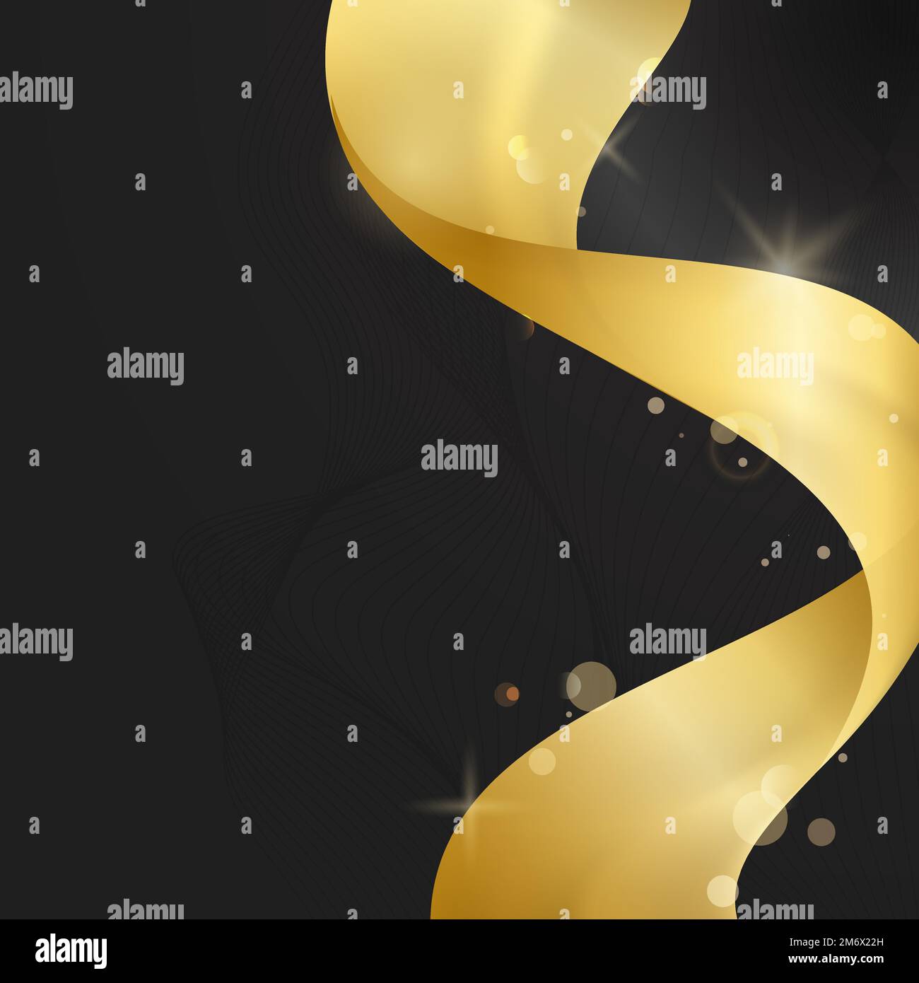 Golden wave abstract background vector Stock Vector Image & Art - Alamy