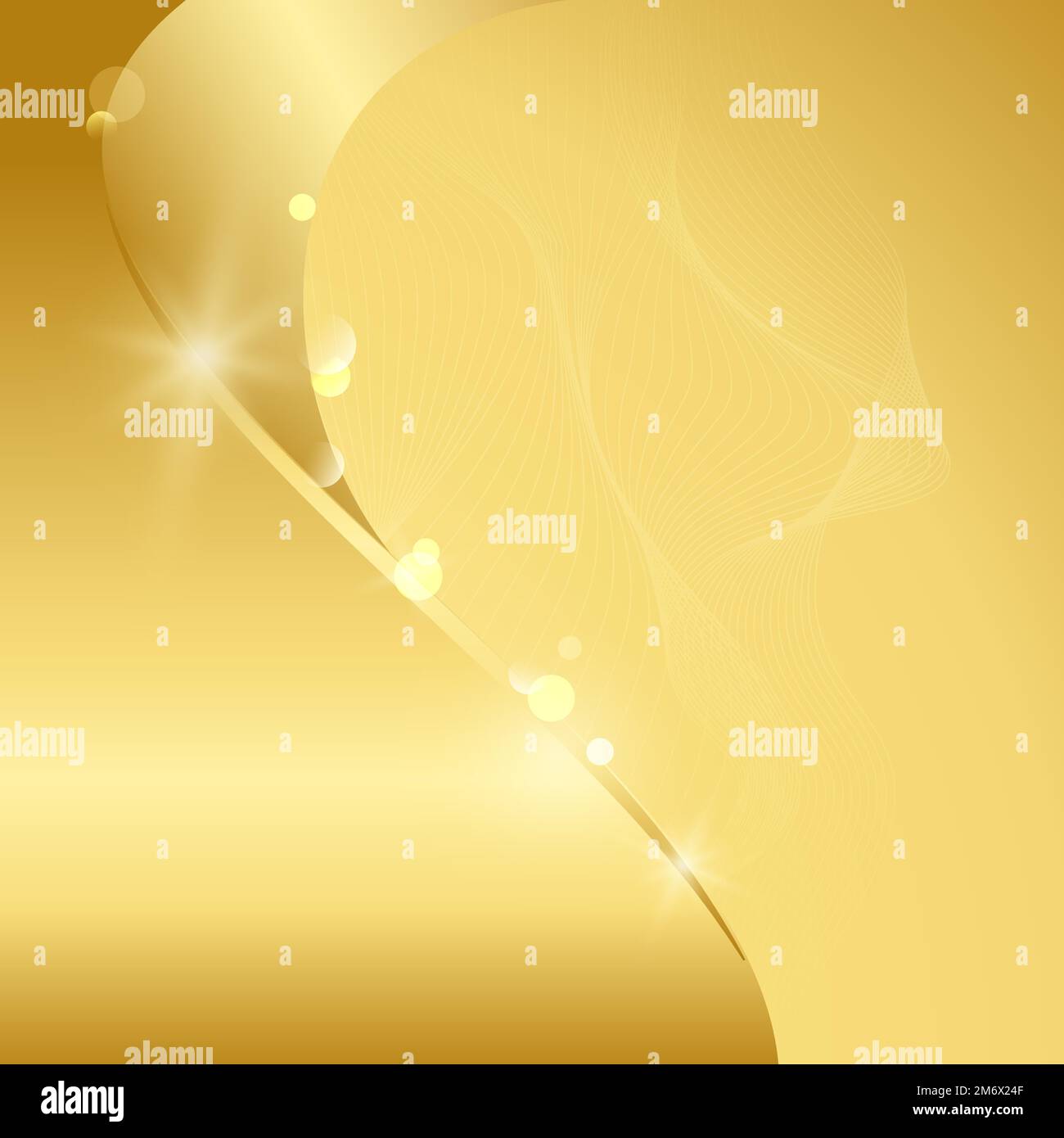 Golden wave abstract background vector Stock Vector Image & Art - Alamy