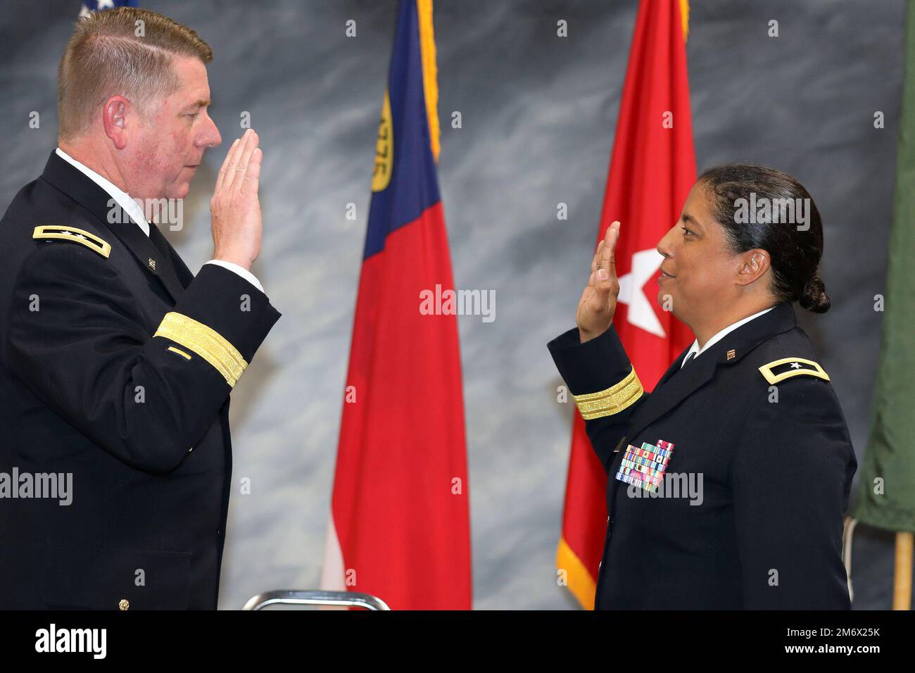 North Carolina National Guard Officer Cristina Moore reaffirms her ...