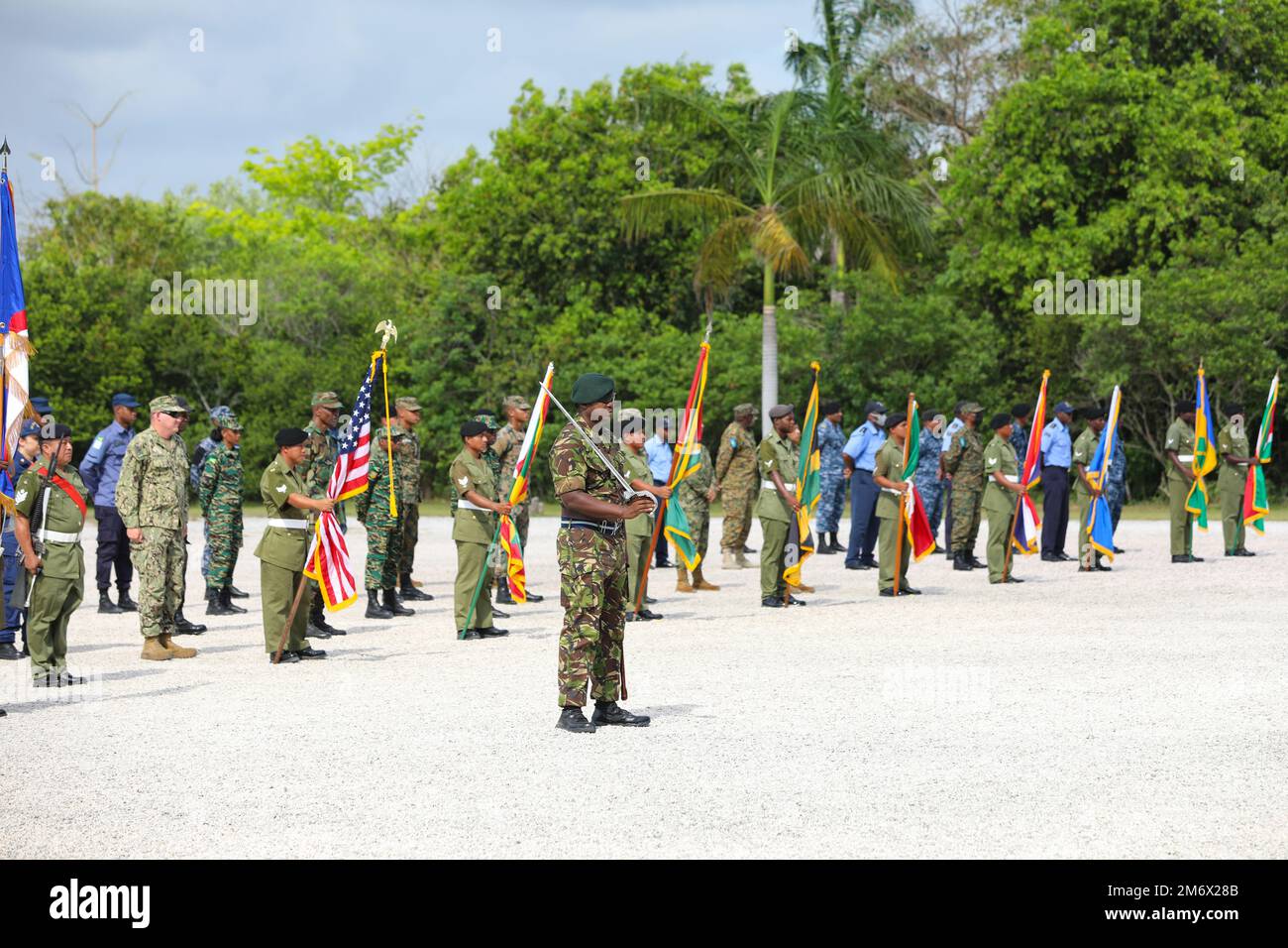 Representatives from the United States and partnering nations take part ...