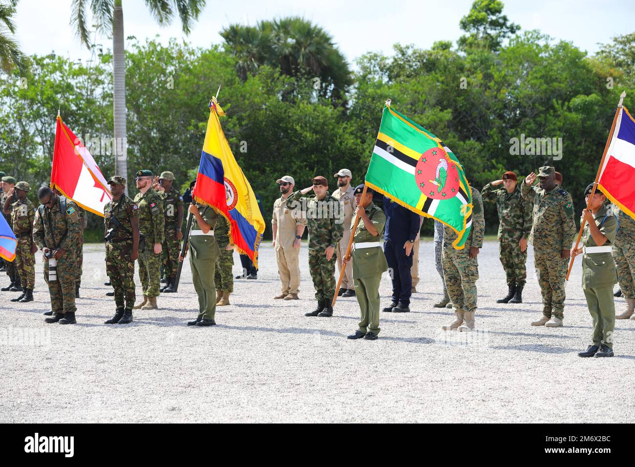 Representatives from the United States and partnering nations take part ...
