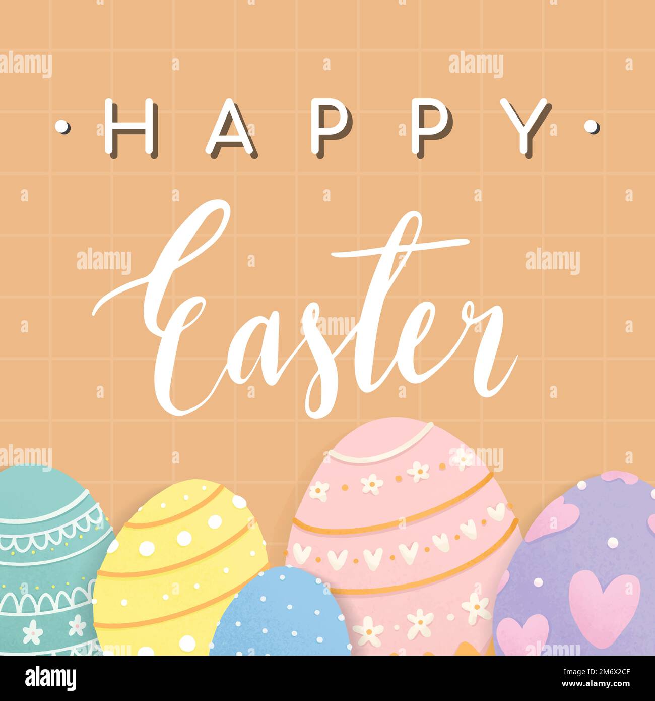 Happy Easter 2019 background vector Stock Vector Image & Art - Alamy