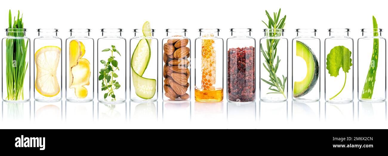 Homemade skin care with natural ingredients avocado ,aloe vera ...