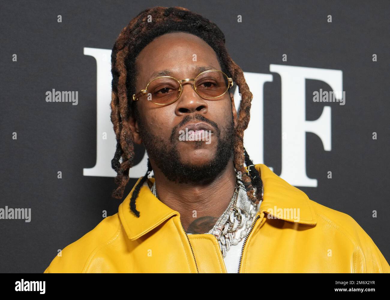 Hollywood, CA January 5, 2023. 2 Chainz arrives at the Starz "BMF ...