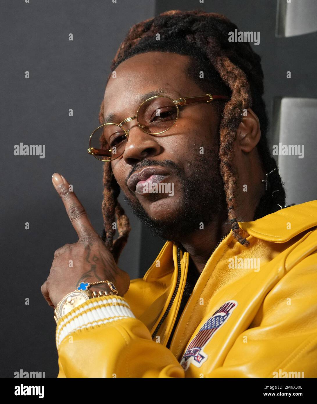 Los Angeles, USA. 05th Jan, 2023. 2 Chainz arrives at the Starz "BMF ...