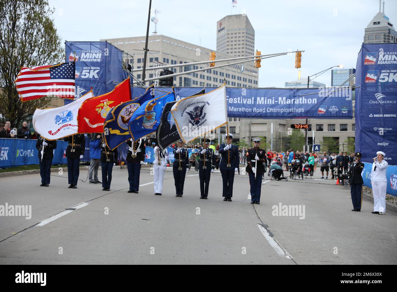 Members of the Indiana National Guard represented at Indianapolis's 500 ...