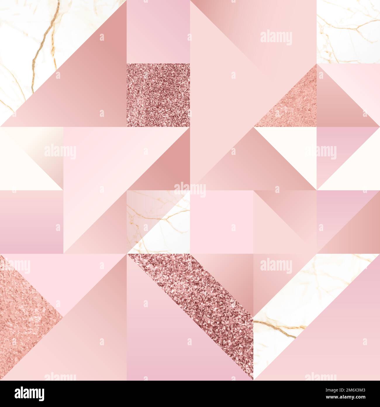 Pink feminine geometric background vector Stock Vector Image & Art - Alamy