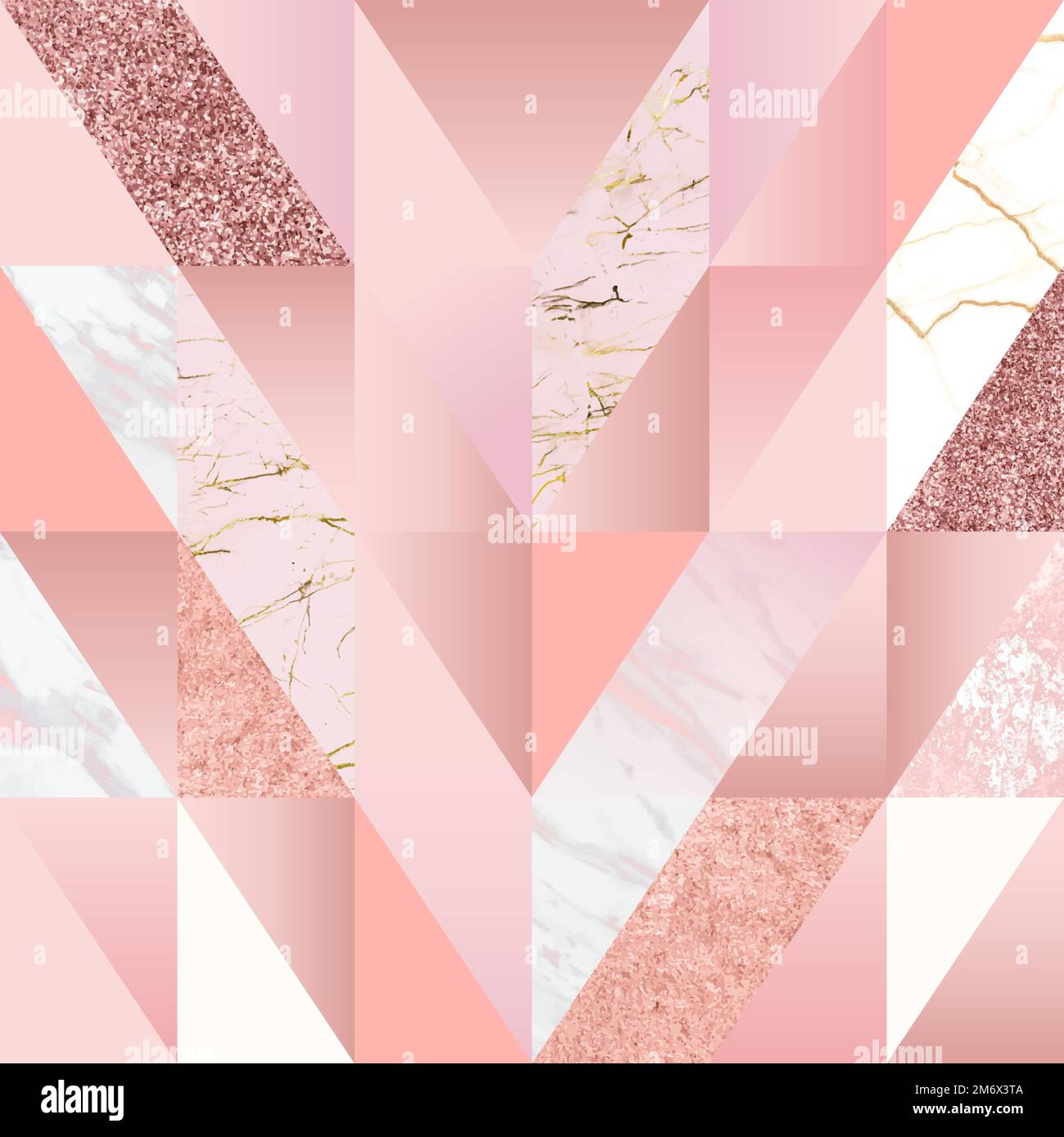Pink feminine geometric background vector Stock Vector Image & Art - Alamy